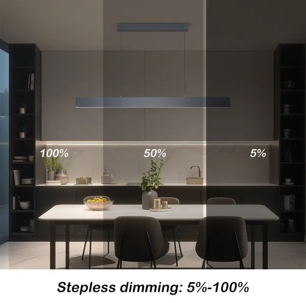 Brilagi - LED Stmív. lustr na lanku SLIMLINE LED/40W/230V 3000-6000K antracit+DO