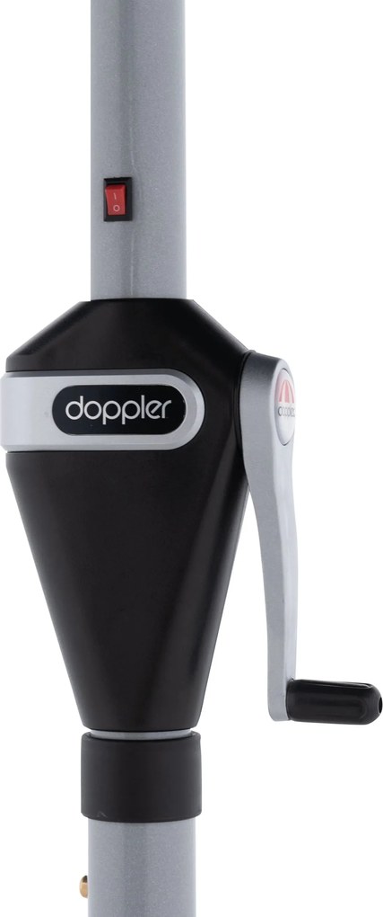 Doppler ACTIVE 3 m - naklápěcí slunečník s LED osvětlením - Zboží s drobnou vadou (S306)