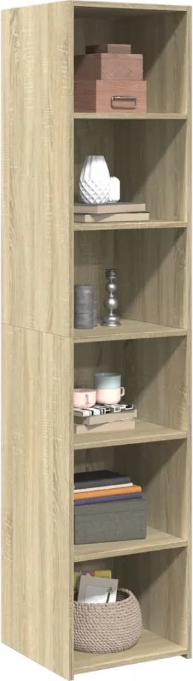 Skříň highboard dub sonoma 40 x 41 x 185 cm kompozitní dřevo 3281668