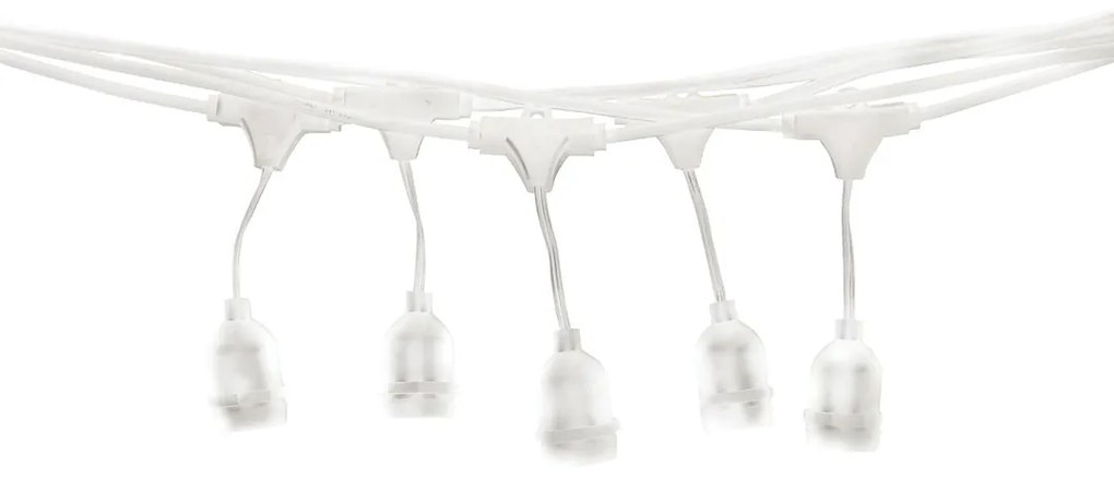 LED světelný řetěz Basic, 15m, (bez žárovek), w