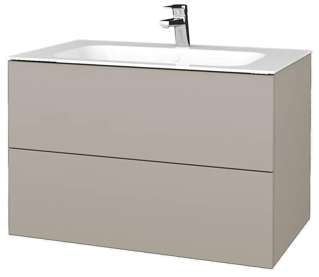 Dřevojas Koupelnová skříň VARIANTE SZZ2 80 Varianta: N01 Bílá lesk / IND Individual