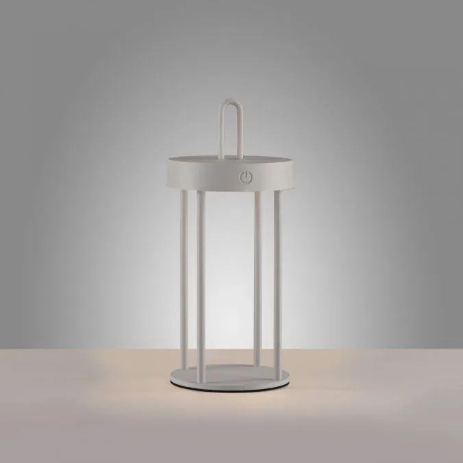 LD 19300-40 ANSELM LED stolní lampa na baterie mobilní 28cm dotykový stmívač IP44 zahradní svítidlo 2700K - JUST LIGHT