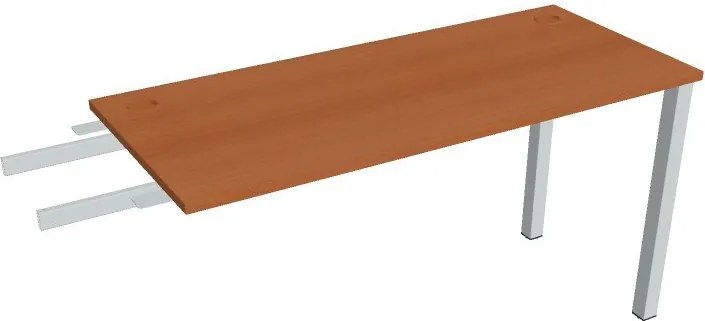Hobis Kancelářský stůl řetězící do úhlu Hobis UE 1400RU, deskaakát, bílá RAL 9016