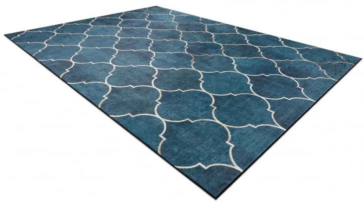 Dywany Łuszczów Kusový koberec ANDRE Maroccan trellis 1181 blue - 160x220 cm