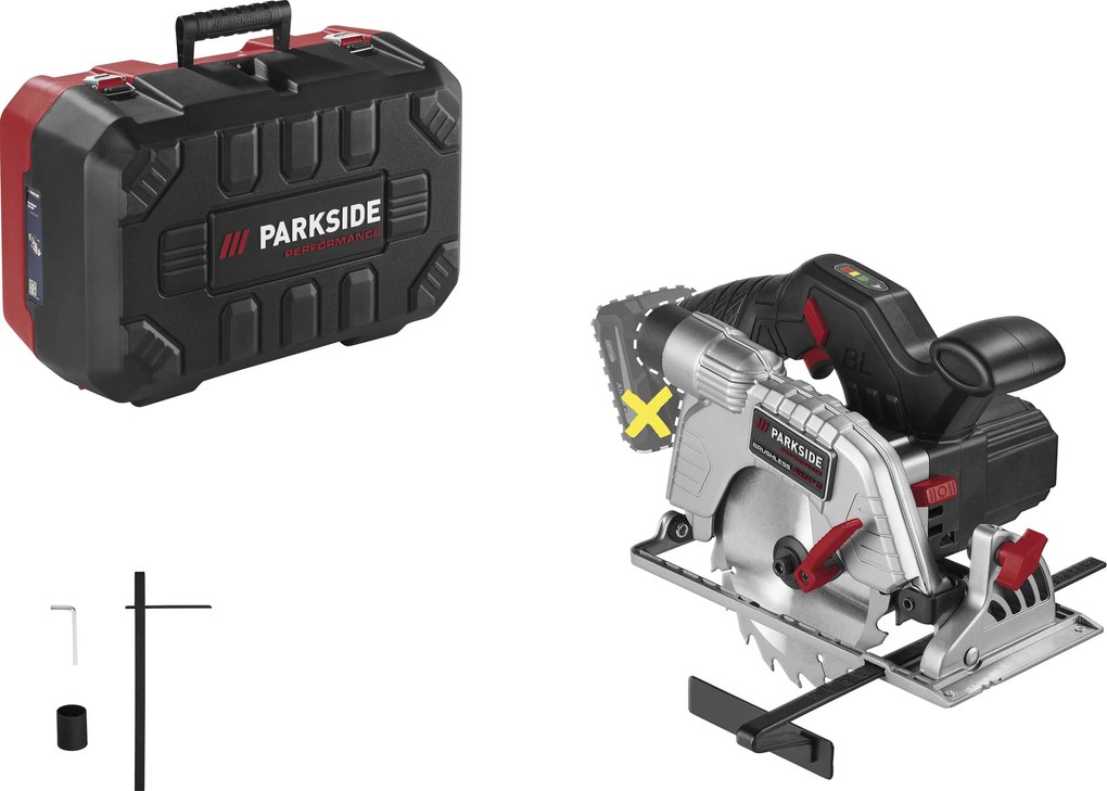 Parkside Performance® Aku ruční okružní pila Phksap 12 B2 – bez akumulátoru a nabíječky