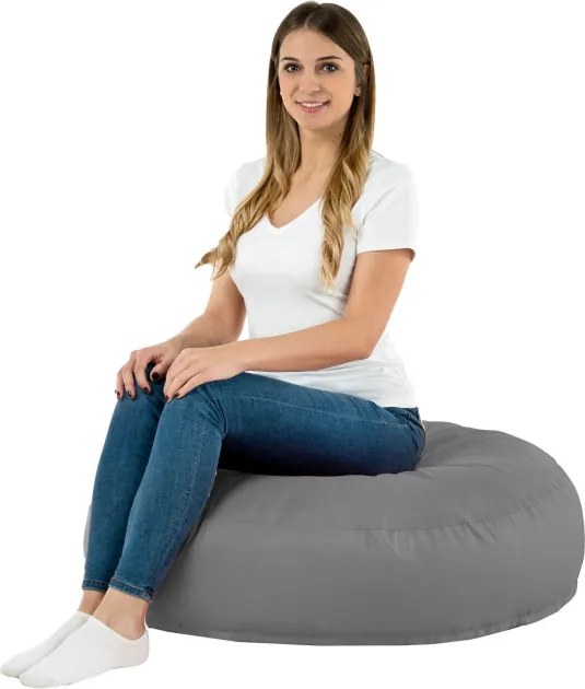 Polštář na sezení MONACO šedý nylon