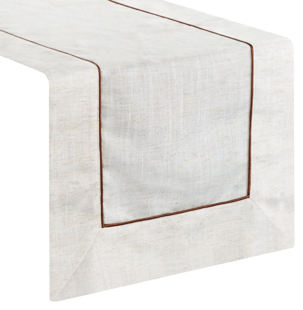 UBRUS NATU 9 40X180 CM PŘÍRODNÍ