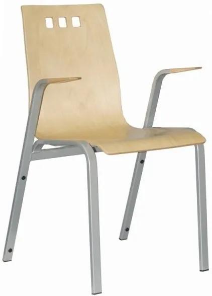 Konferenční židle Berni + P bez čalounění