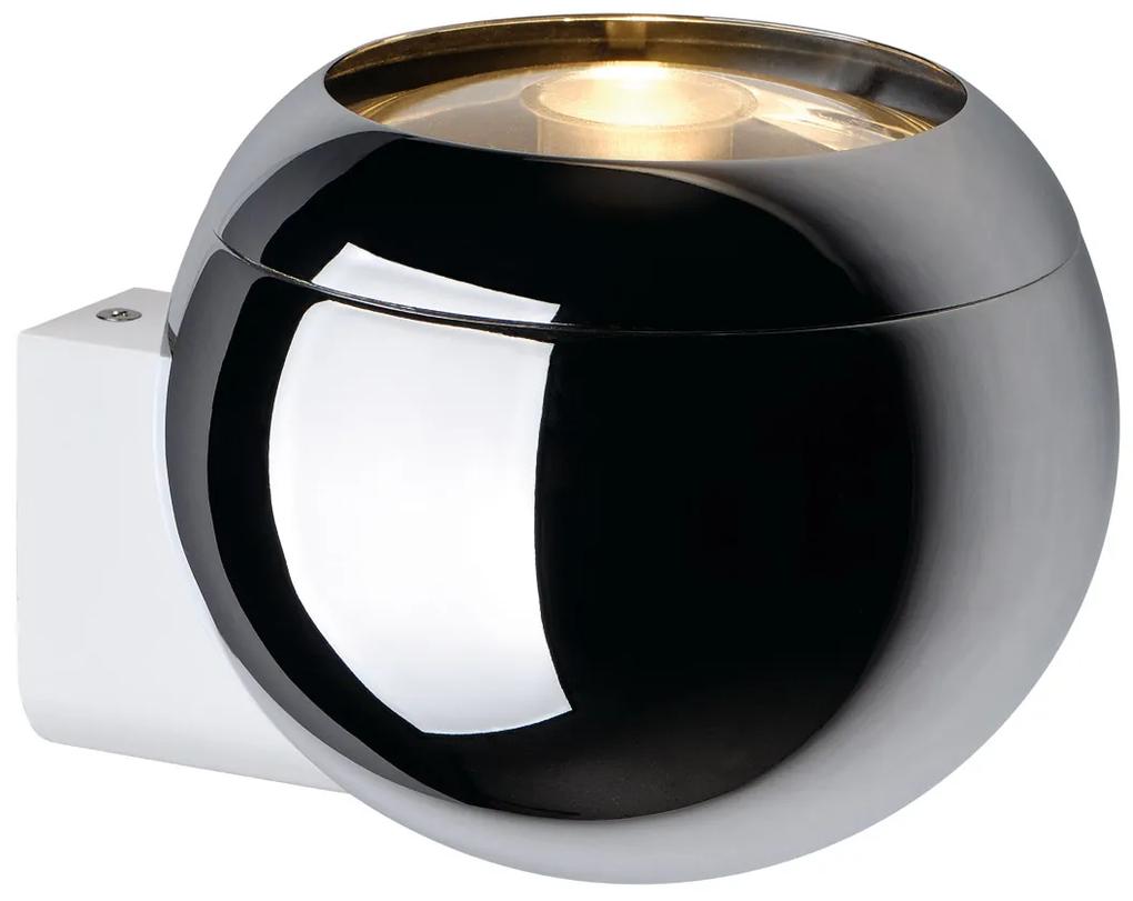 SLV 149031 Light Eye, nástěnné svítidlo, 1x75W, chrom/bílá