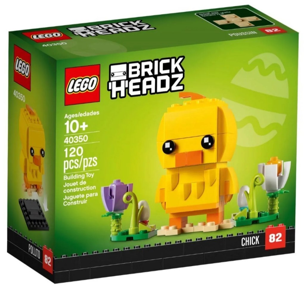 Lego brickheadz 40350 velikonoční kuřátko