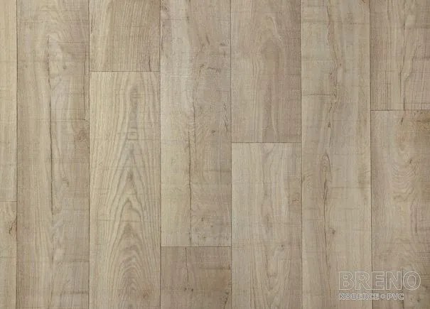 Breno PVC CHROMETEX Fair Oaks 531 – hnědé dřevo, šíře 300 cm