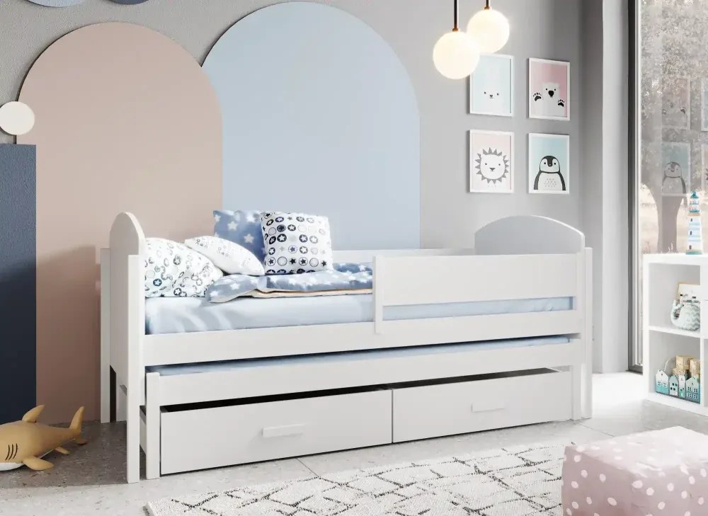 Dvoulůžková dětská postel Olen 200x90 s matrací