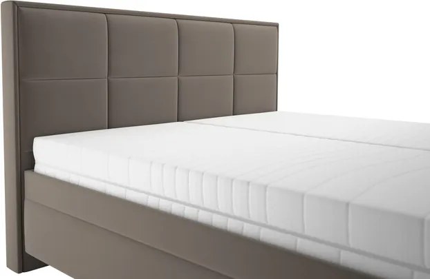Postel ELA taupe 180x200cm, matrace IVANA plus