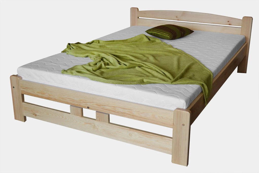 Via-nábytek Postel Viki masiv borovice Povrchová úprava postele: Mooení odstín olše Rozměry postele: 120 x 200