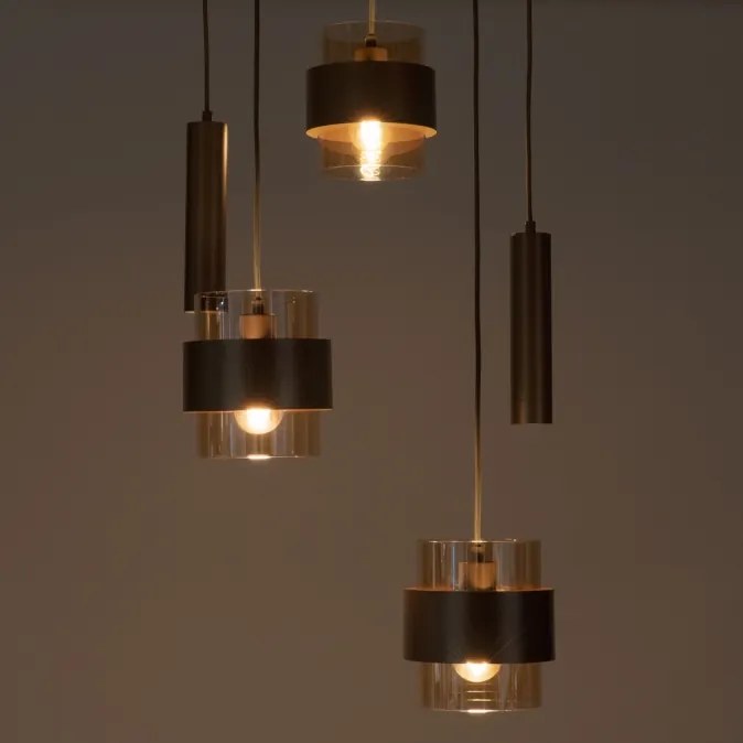 Závěsné svítidlo Retro 70er Trio 150 Round Brown