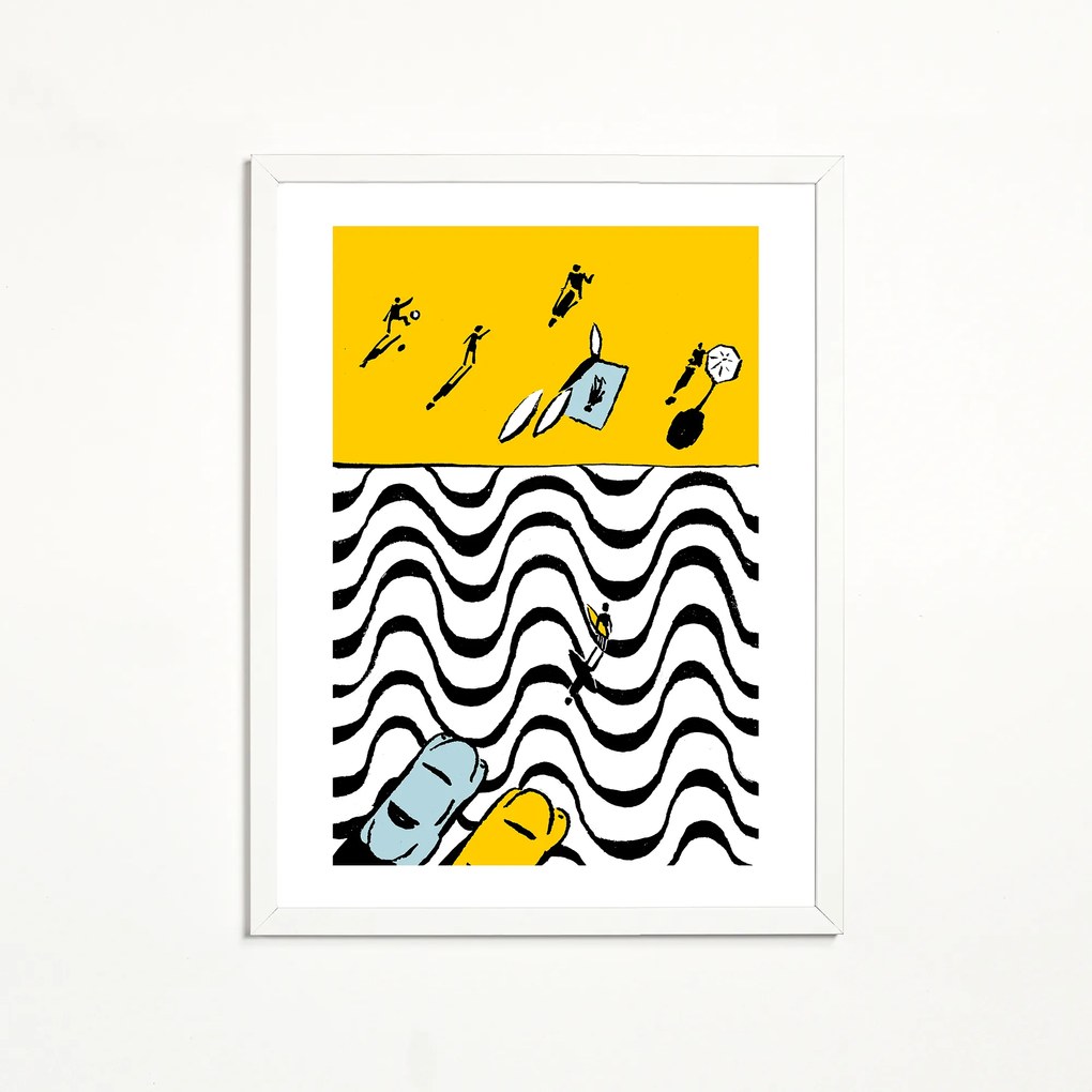 Jan Laštovička | Copacabana Rám: Černý, Velikost: 40 x 30 cm