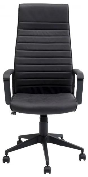 KARE DESIGN Kancelářská židle Labora High Noir 127,5 × 58 × 56 cm