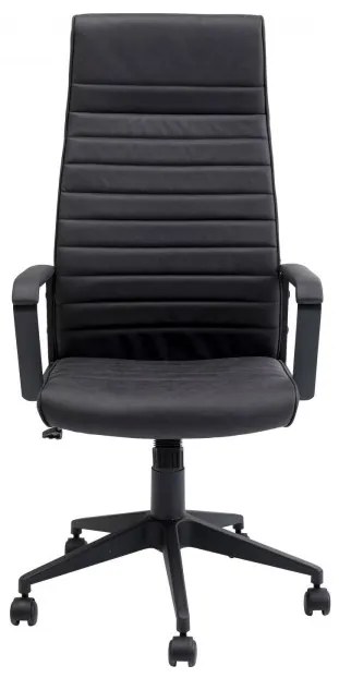 KARE DESIGN Kancelářská židle Labora High Noir 127,5 × 58 × 56 cm