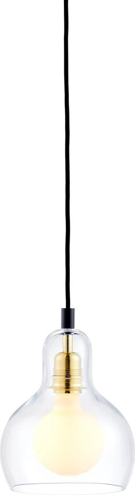 Závěsná lampa Longis 3 lišta černo-zlatá