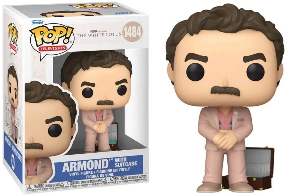 Funko pop! the white lotus armond with suitcase 1484