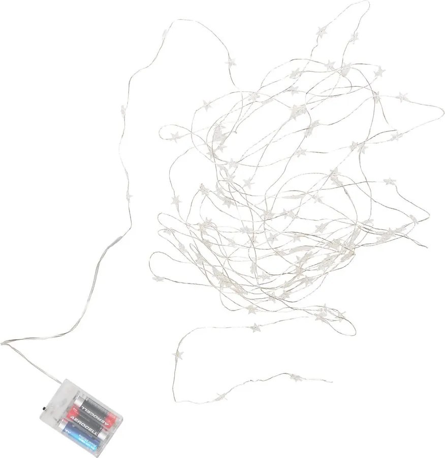 STAR LIGHTS LED Světelný řetěz drátěné hvězdy s USB 100 světel