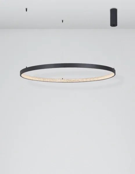 LED lustr Preston 110 černé