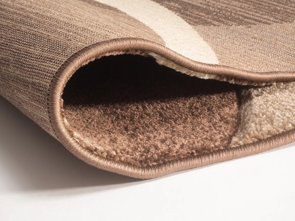 Spoltex, Kusový koberec Florida brown 9828, 120x170, hnědá, chodba / předsíň