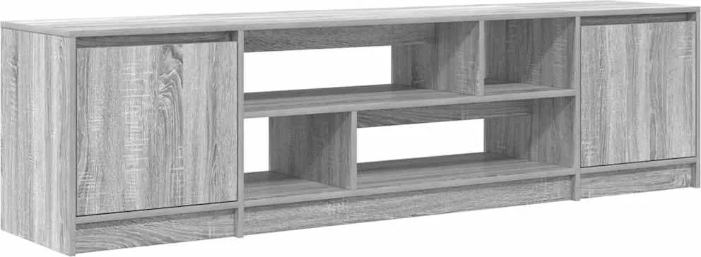 TV skříňka šedá sonoma 188,5x41x50 cm kompozitní dřevo 3328422