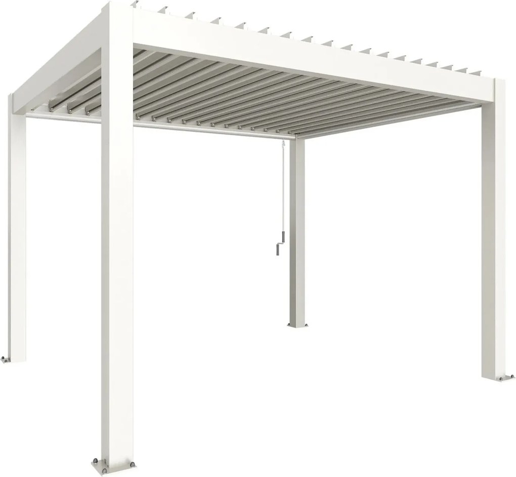 Biohort Pergola 3,5 x 3 bílá 367,5 x 312 cm
