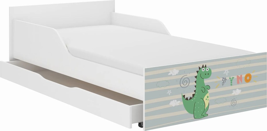 Wooden Toys Dětská postel PUFI 160x80 DINO