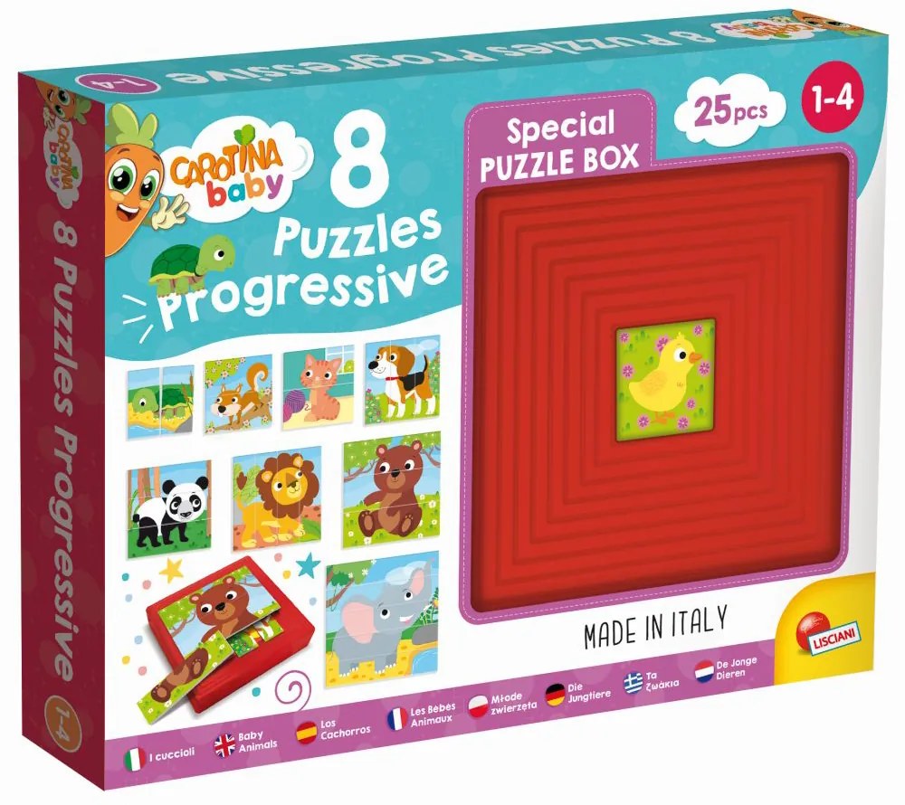 CAROTINA BABY 8 PUZZLE - Zvířátka