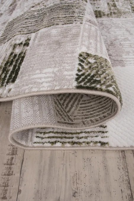 Koberec HOME 384 CREAM / GREEN