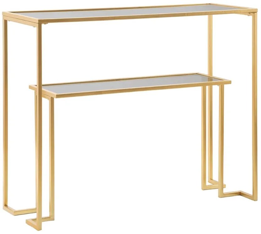 Designová konzole Wambleeska 100 cm zlatá