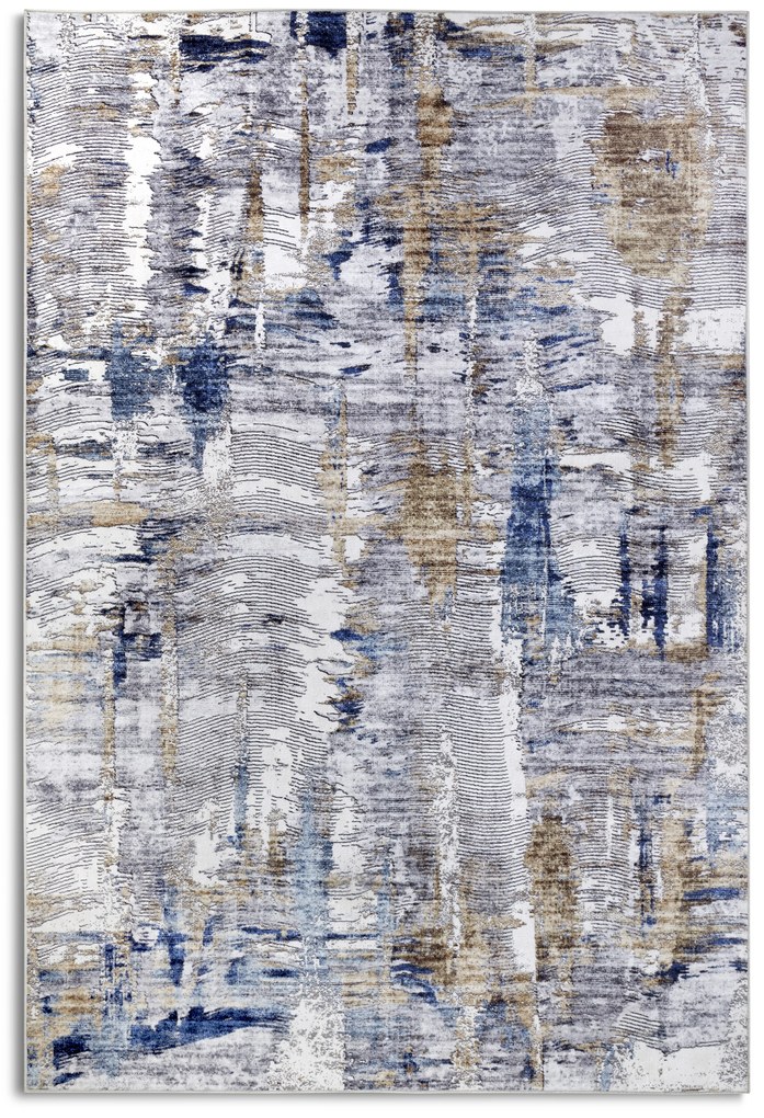 ELLE Decoration, Kusový koberec Imagination New 106035 Dark blue/Beige z kolekce Elle, 160x230, modrá, ložnice