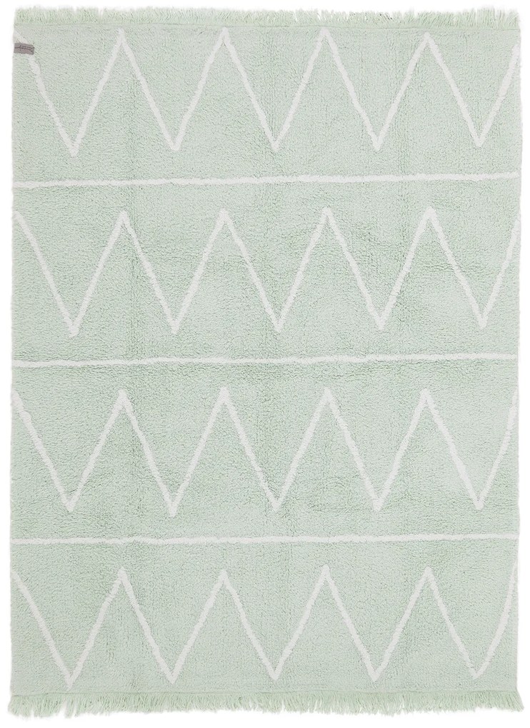 Lorena Canals koberce Přírodní koberec, ručně tkaný Hippy Mint - 120x160 cm