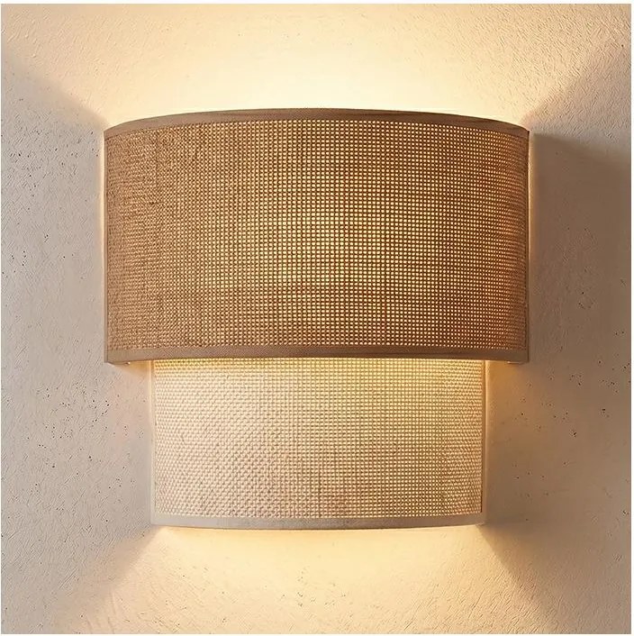 BRILAGI - LED Nástěnné svítidlo BOHO ECO 1xE27/10W/230V béžová/krémová