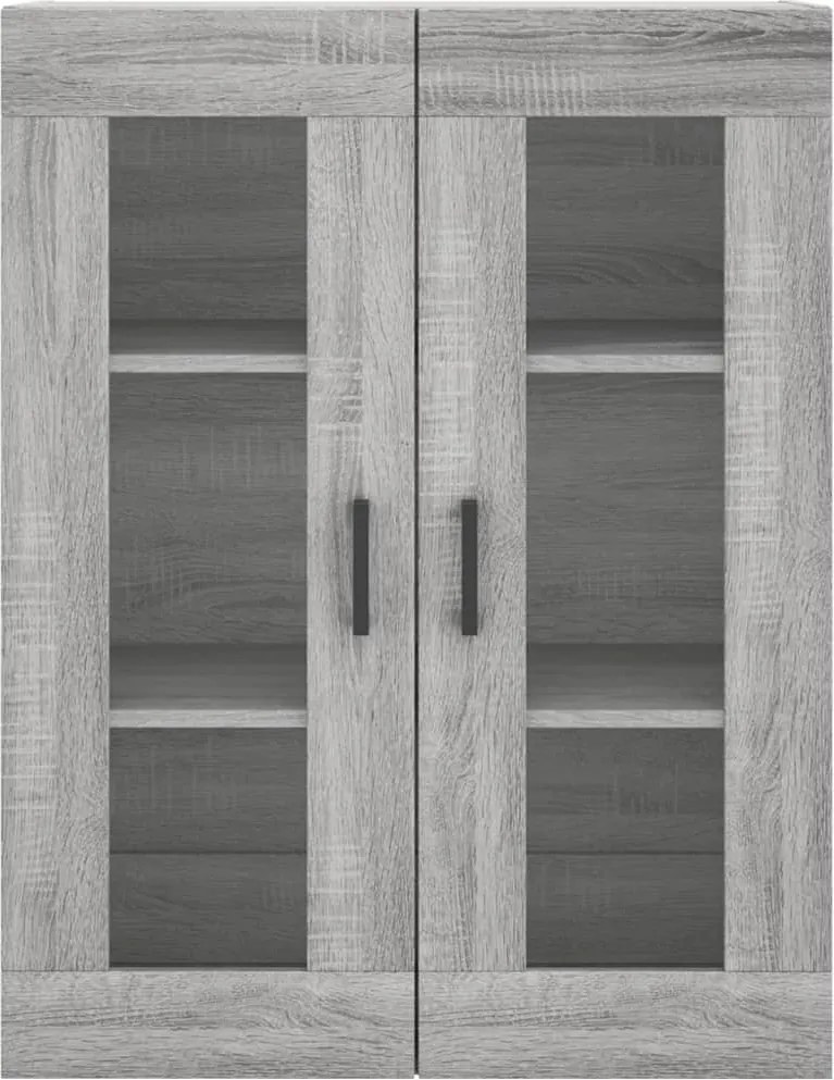 Skříň highboard šedá sonoma 69,5 x 34 x 180 cm kompozitní dřevo 3198407