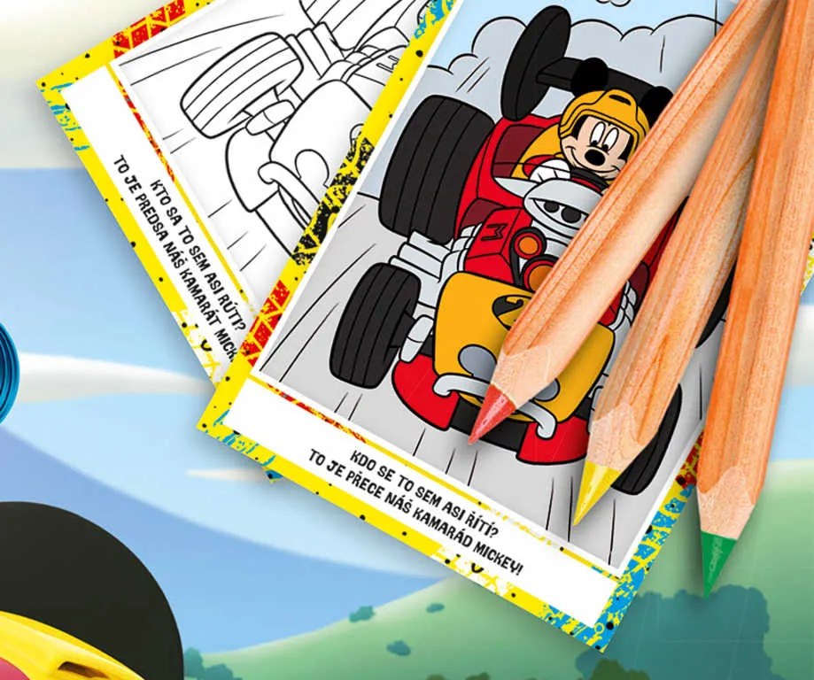 JIRI MODELS Omalovánky A5+ Disney Mickeyho klubík 3