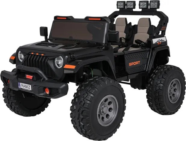 Elektrické autíčko Extreme Sport 4x4 černé