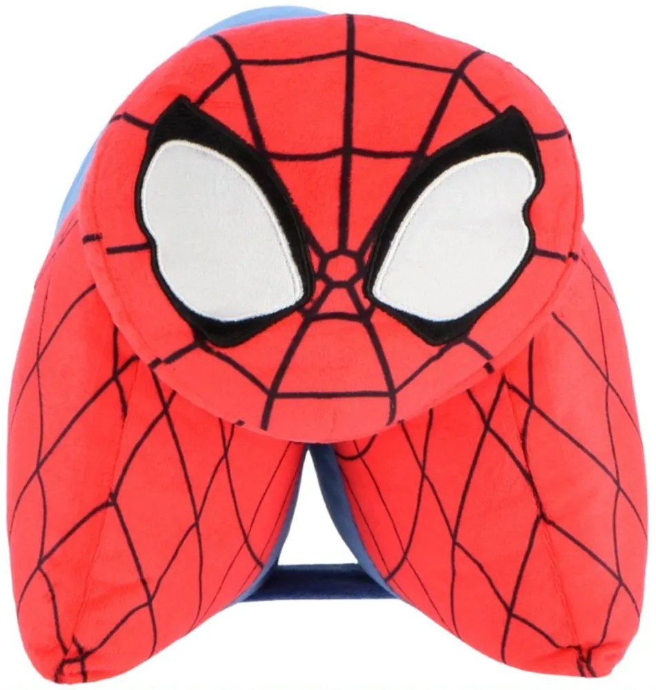 Multifunkční relaxační polštář Spiderman - 2v1 polštář i plyšová hračka - 45 x 36 cm