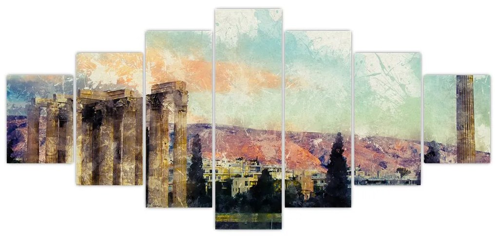 Obraz - Akropolis, Athény, Řecko (210x100 cm)