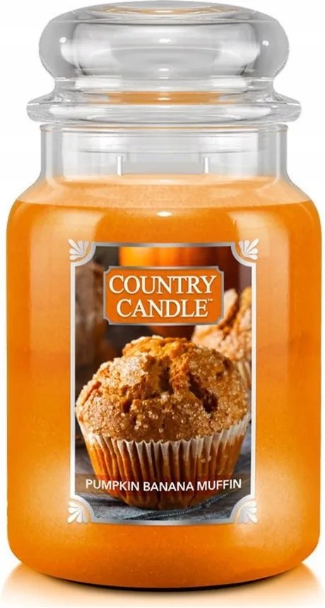 Velká svíčka Pumpkin Banana Muffin Country Candle
