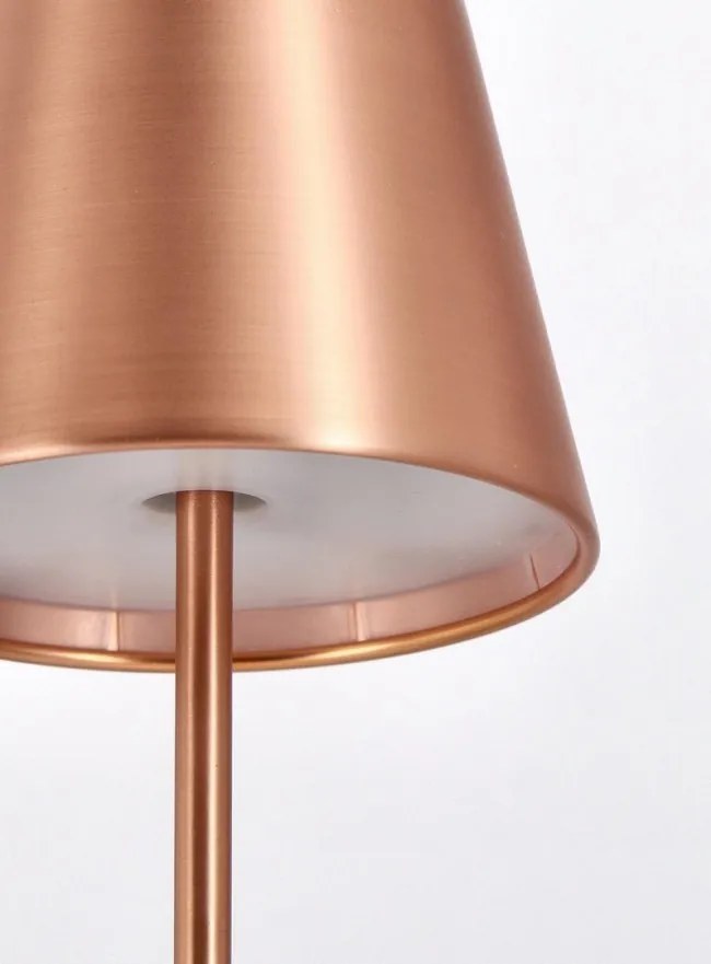 BIZZOTTO Zahradní stolní LED lampa ETNA 38 cm bronzová 0827768