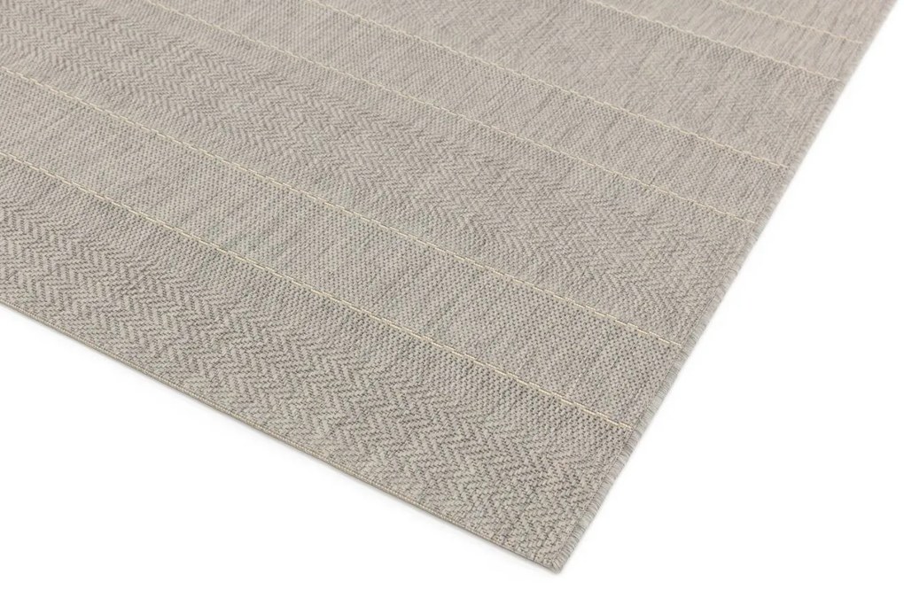 Béžový koberec Granton Beige Stripe Rozměry: 66x240 cm