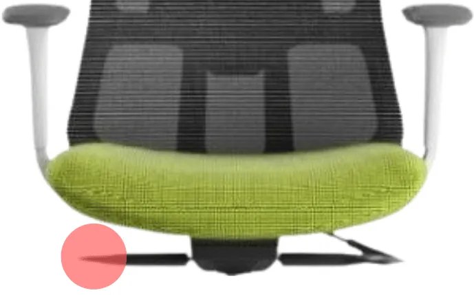 MERCURY Ergonomická kancelářská židle TIANA - šedá síťovina / zelená látka