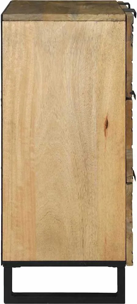 Sestava komody 2 ks Přírodní 120 x 33 x 75 cm 3310040