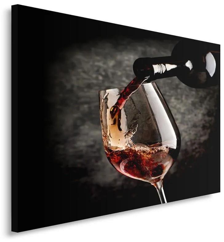 CARO Obraz na plátně - Wine Glass 2 40x30 cm