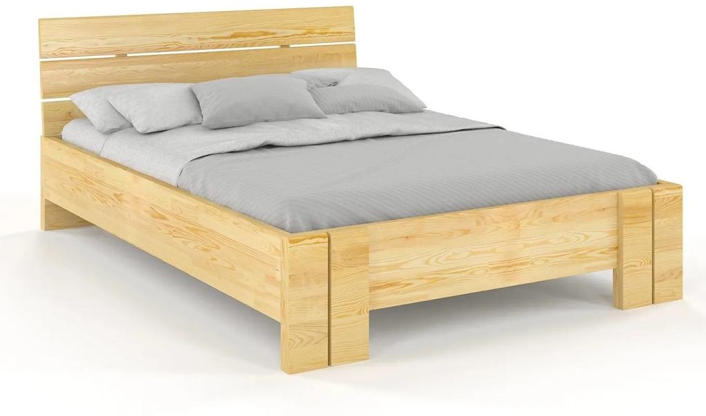 Prodloužená postel Arhus - borovice   , Borovice přírodní, 120x220 cm
