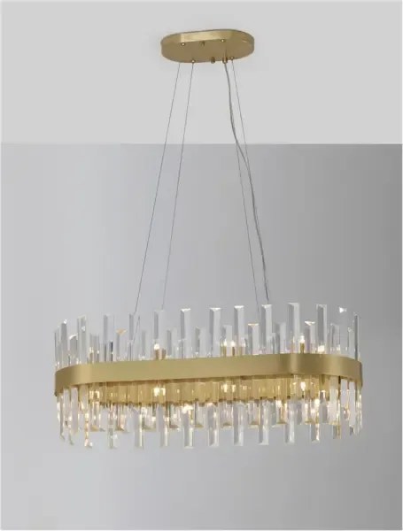 Luxusní lustr Crown 80 zlaté