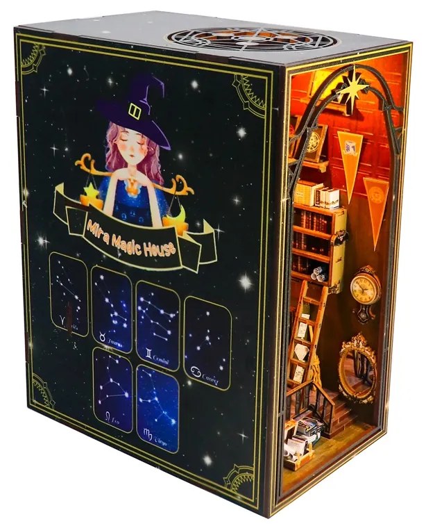 2Kids Toys 3D skládačka Zarážka na knihy Domek kouzelnice Miry